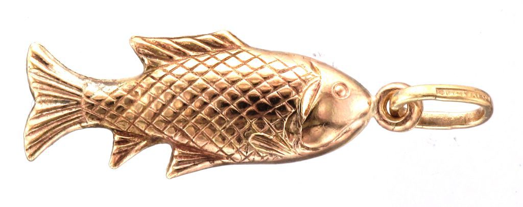 9ct Gold Fish Charm | Attenborough Jewellers